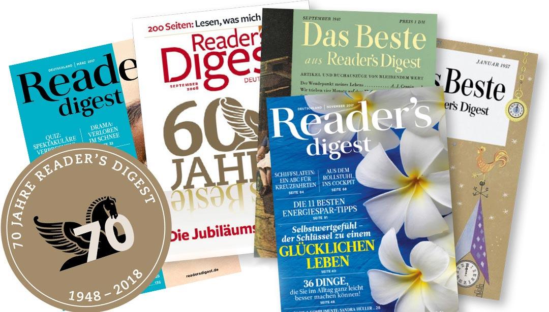 70 Jahre Reader's Digest: Was unsere Leserinnen und Leser bewegt