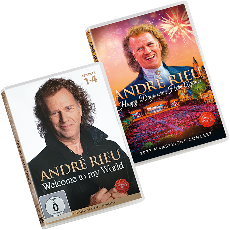 DVD Set - André Rieu - Happy Days + Welcome To My World – Reader's Digest